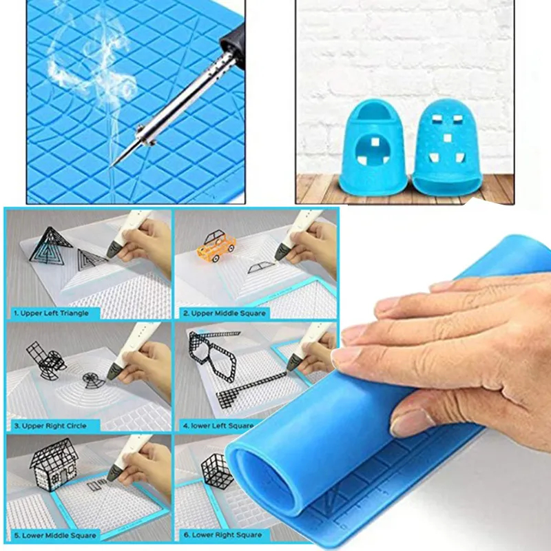 DHgate.com:3D Silicone Drawing Pad with Finger Caps - Perfect for 3D ...