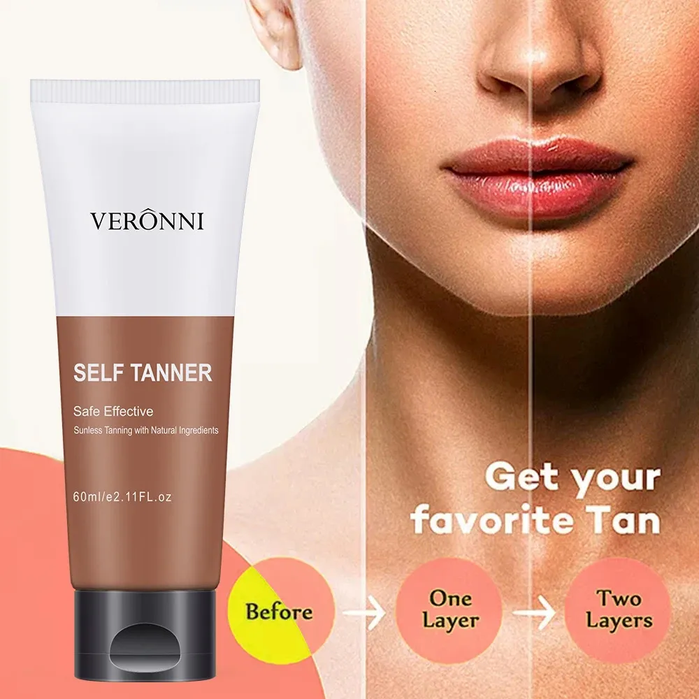 Sun-Kissed Glow: Natural Sunless Tanning Body Self Tanner Cream for ...