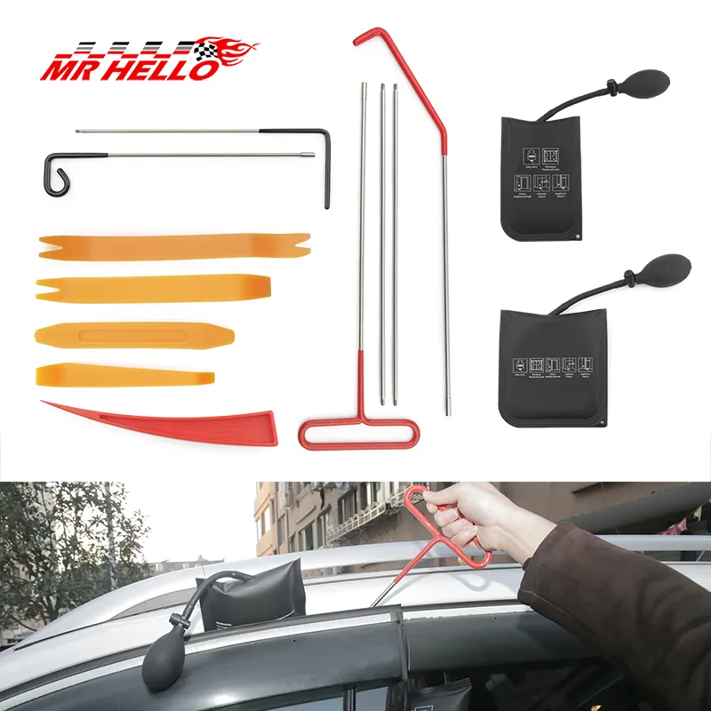 Universal Car Door Unlock Kit: Emergency Auto Lockout Opening Tool Set ...