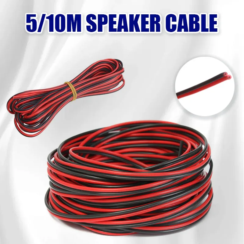 DHgate.com:HiFi Red-Black Audio Core Wire - 10m Speaker Cable (20.5mm ...
