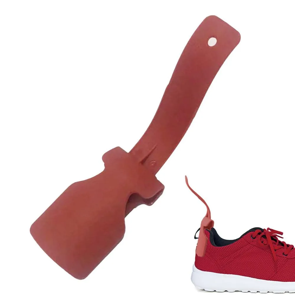 Metal Folding Shoe Helper Stick Handled Shoe Horn for Seniors and ...