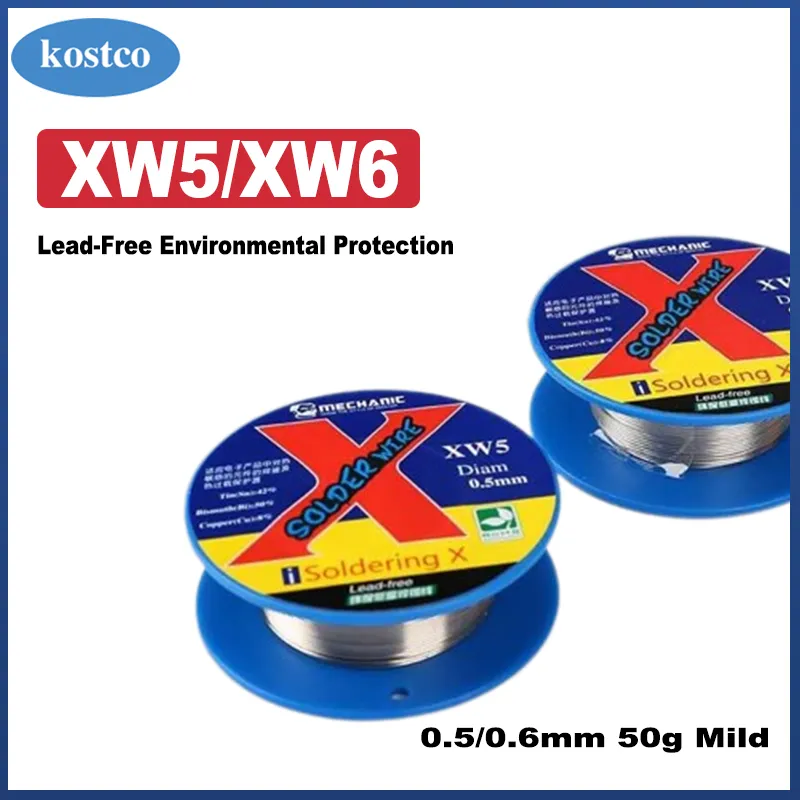 DHgate.com:MECHANIC XW5 XW6 40g 0.5/0.6mm Flux Core Solder Wire for ...