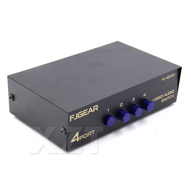 DHgate.com:2/4/8-Port RCA Switch RCA Composite Cable Audio Video AV ...