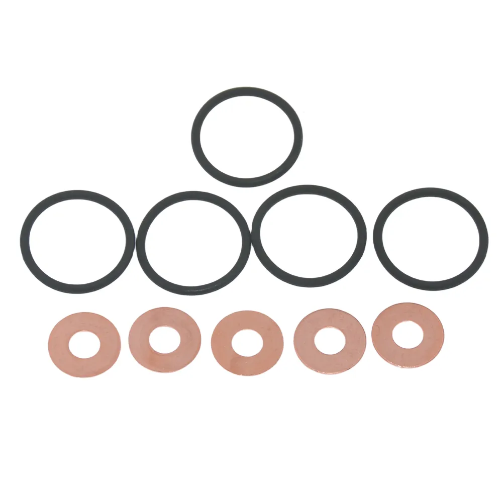 Fuel Injector Gasket Seal Washer O-Ring Kit with OEM Seals ERR6417 for ...