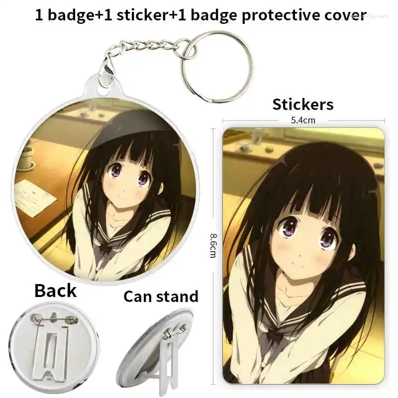 Chitanda Eru Anime Character Anime Brooch Pins Anchor Peripherals Pin ...