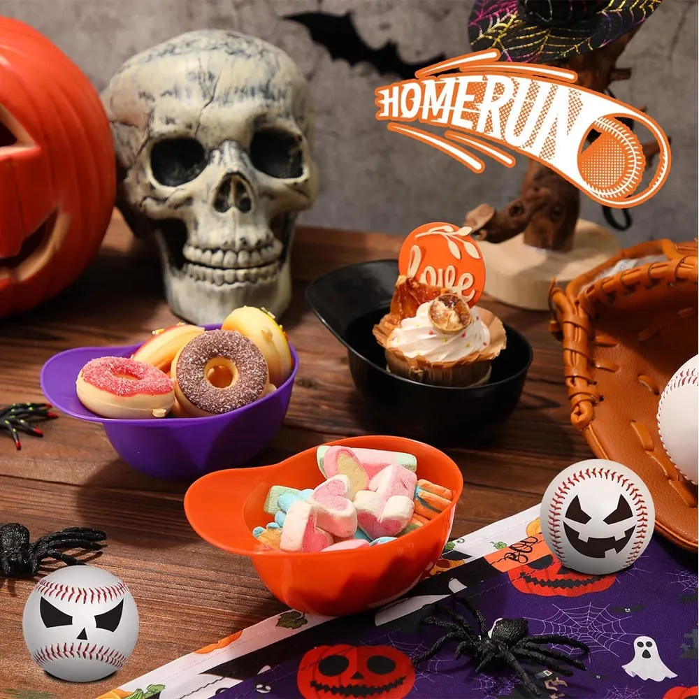 DHgate.com:Spooky Baseball Helmet Ice Cream Bowls - 8 Mini Halloween ...