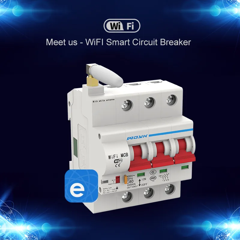 Smart Wi-Fi Circuit Breaker-16A/125A Remote Control, Supports Alexa and ...