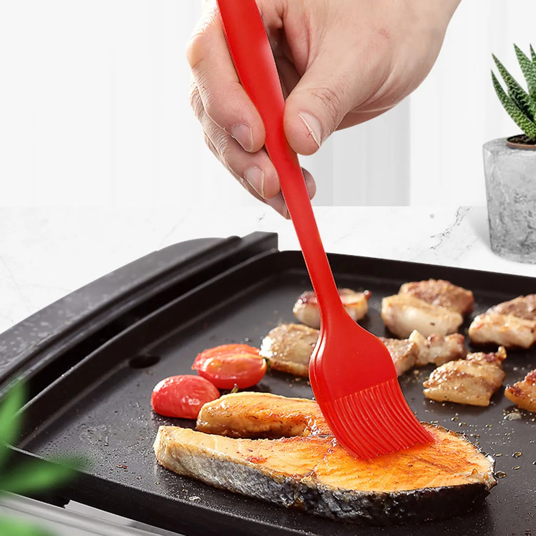 Silicone Basting Pastry Brush Heat Resistant Cooking Brush for Grilling ...