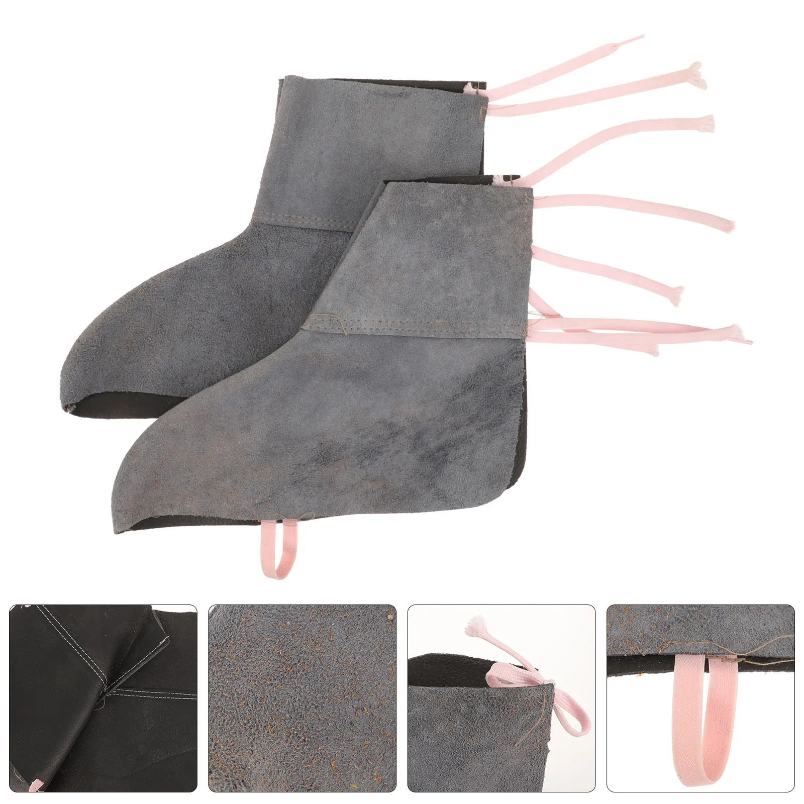 DHgate.com:Cowhide Welding Foot Shield Boot Covers | Fire-Resistant Low ...