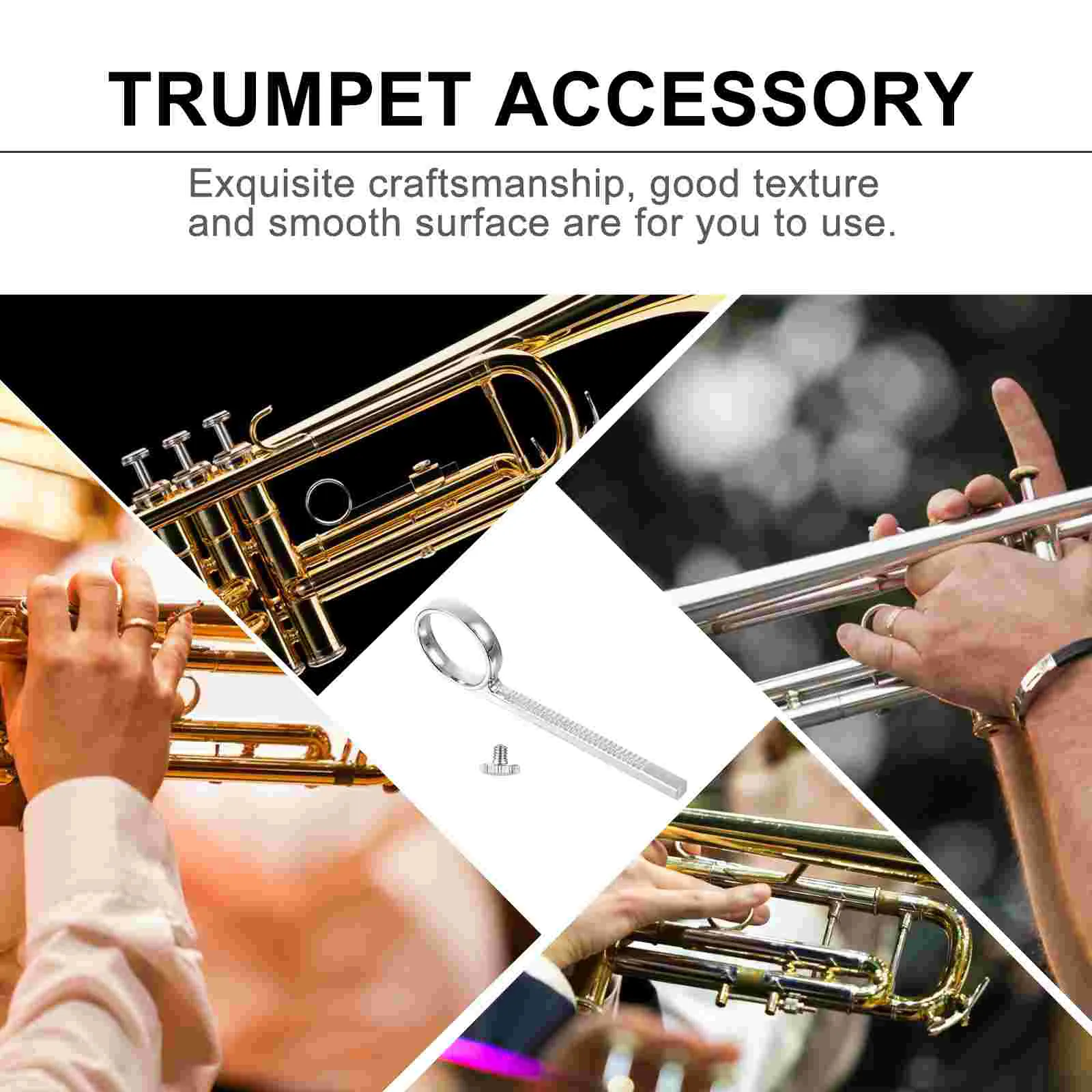 Small Copper Slide Finger Ring Trumpet Replacement Musical Instrument ...