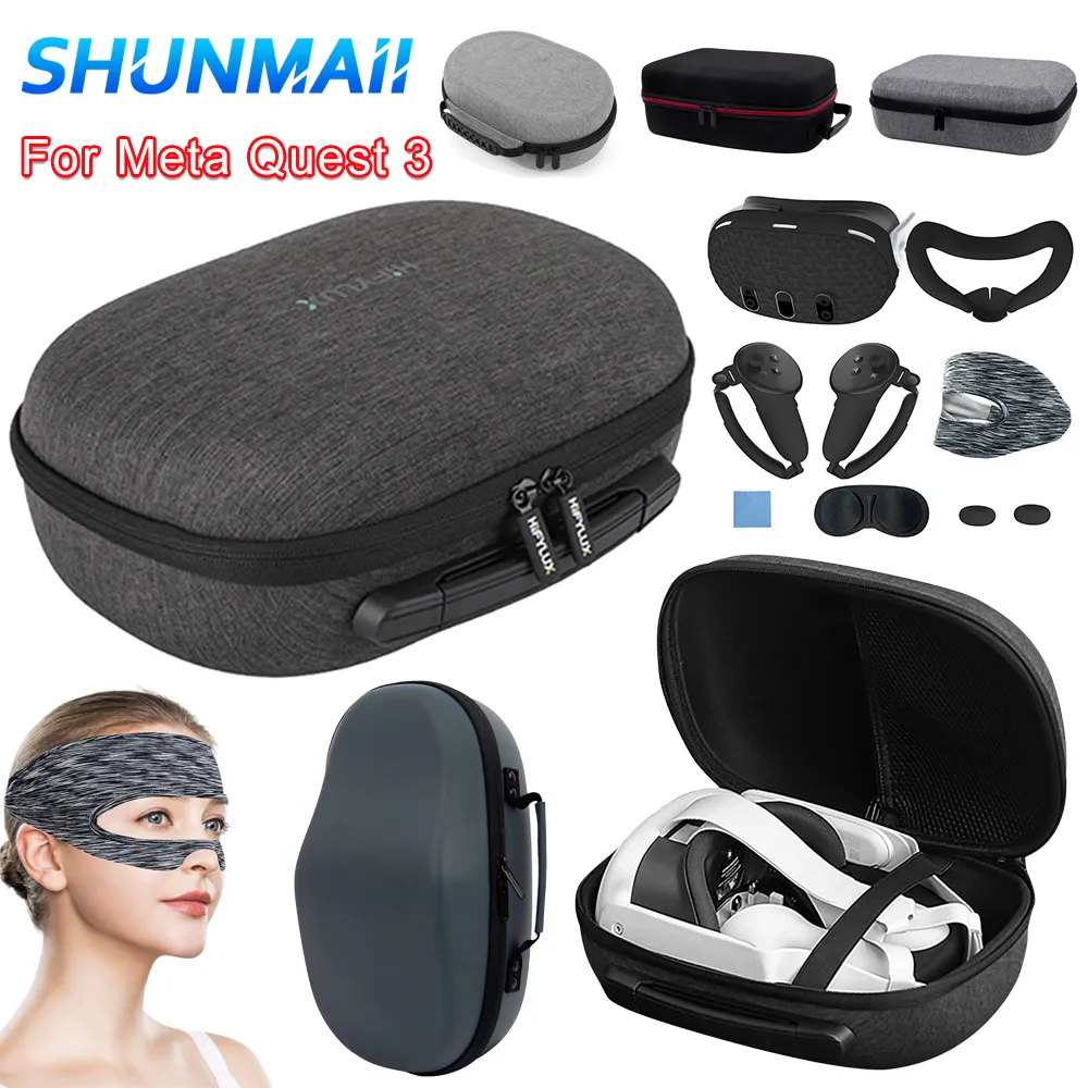 2024Meta Quest 3 VR Headset Carrying Case - EVA Hard Shell Storage Bag ...