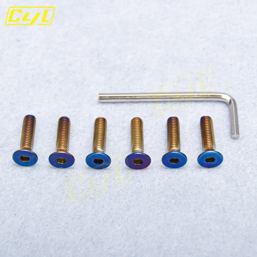 6-Pack Titanium Steering Wheel Screw Bolts Kit for Boss Kit, M520MM ...