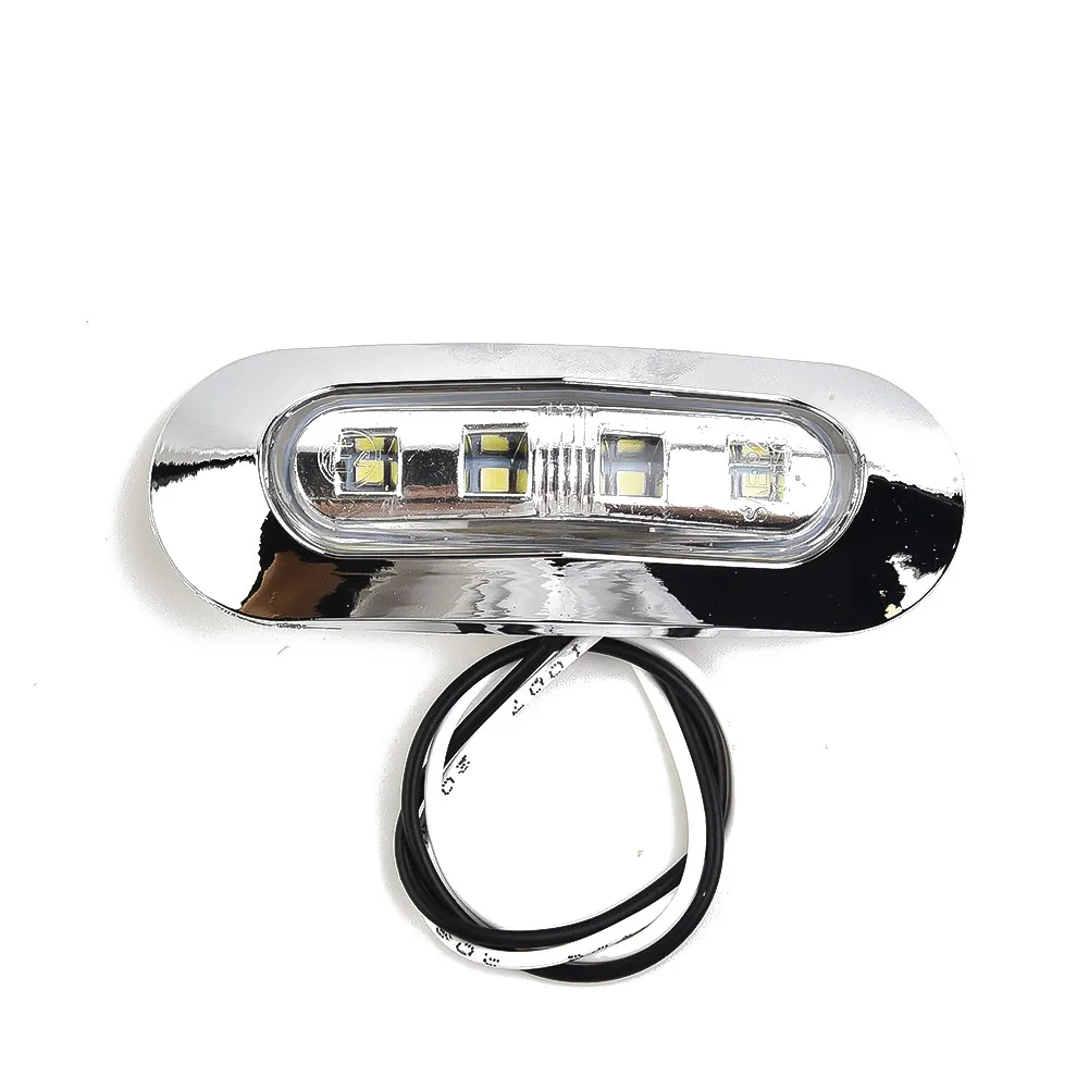 5x Marine LED Courtesy Lights - White Deck Walkway Stair Lights 12V-24V ...