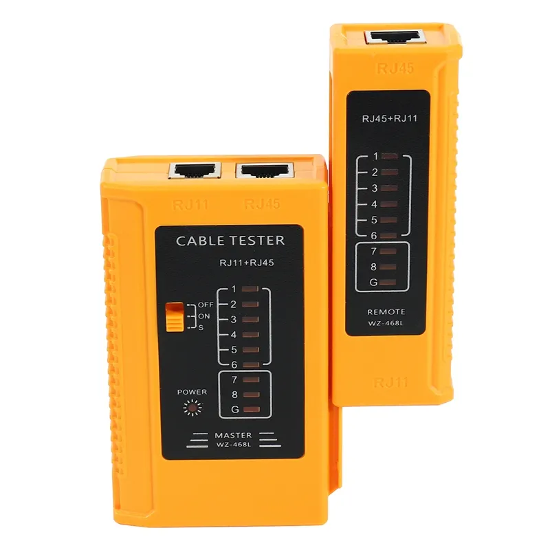 Multi-Functional Network network tester for RJ45, RJ11, RCA, CAT5, and ...