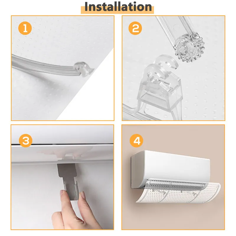 Deflectors For Air Vents - Wall Mounted Air Conditioner Wind Deflector ...