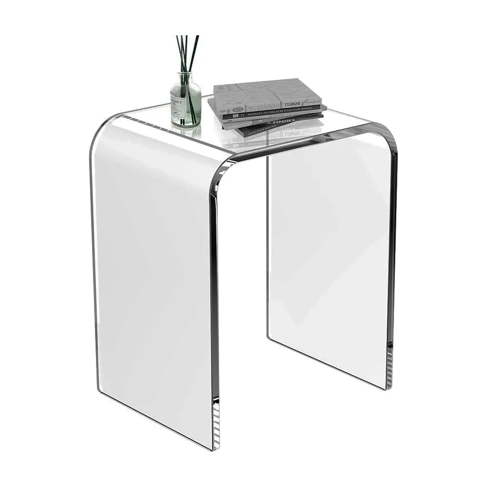 DHgate.com:Modern Acrylic Waterfall End Table: Sleek Lucite Side Table for Living Room or ...
