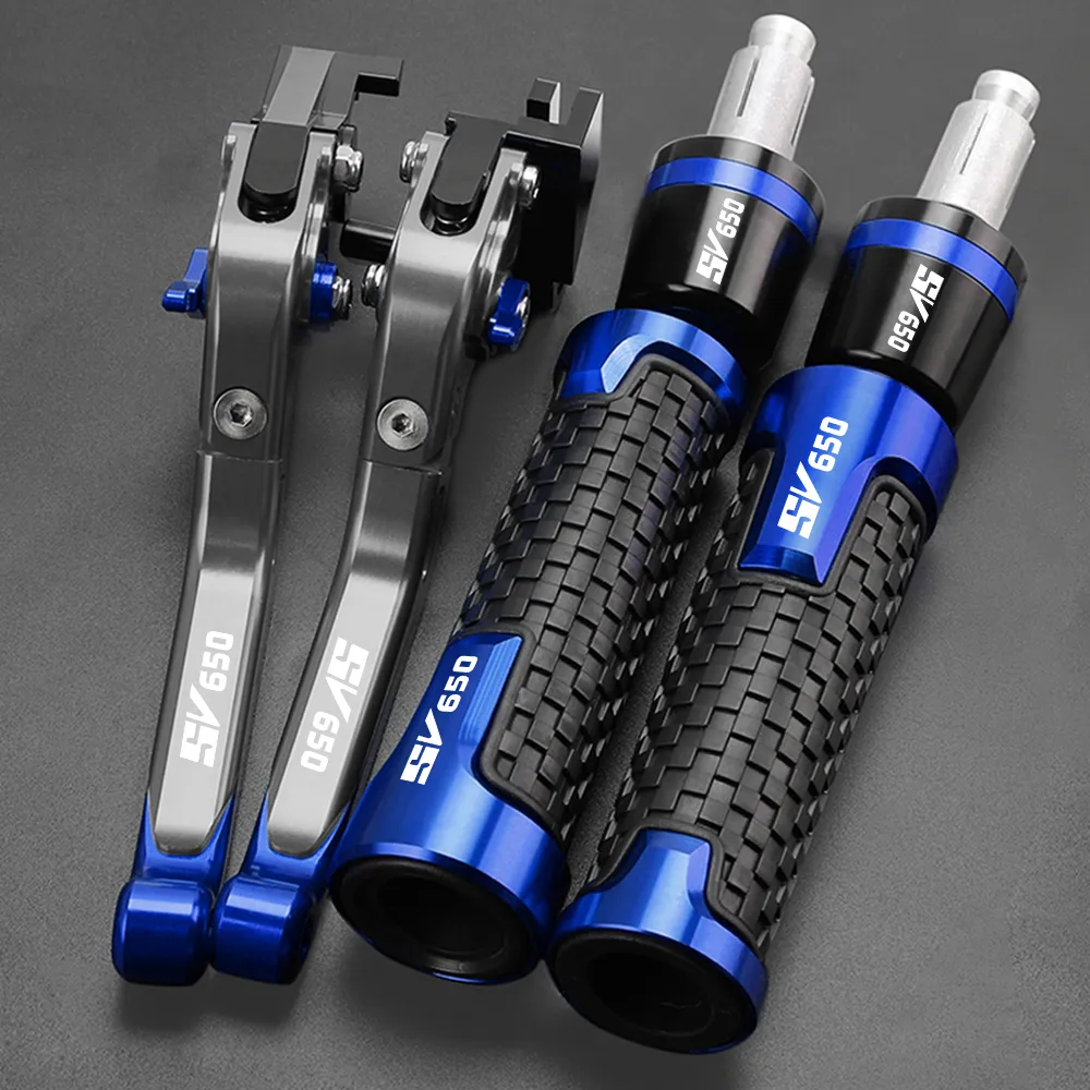 DHgate.com:SV650 Motorcycle Brake Clutch Levers and Handlebar Grips for ...