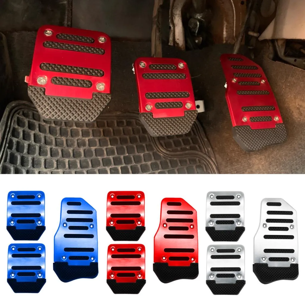DHgate.com:Universal Aluminum Car Pedal Covers, 3Pcs Non-Slip Auto ...