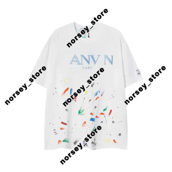 Lanvis Summer Graffiti T Shirt Designer Loose And Versatile Mens And ...