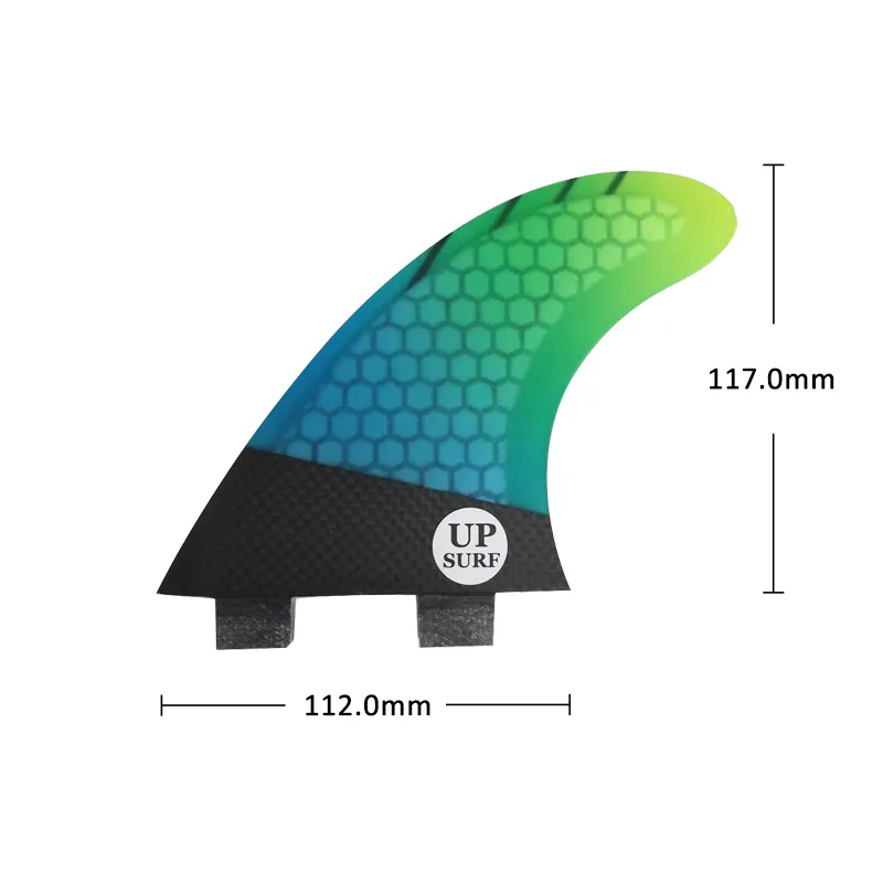 DHgate.com:UPSURF Fiberglass Honeycomb Surfboard Fins Set 3 Fins ...