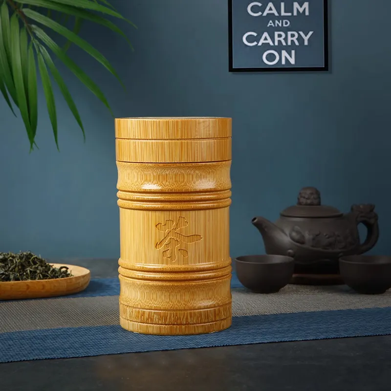 DHgate.com:Handcrafted Bamboo Tea Storage Box - Engraved Chinese Tea ...