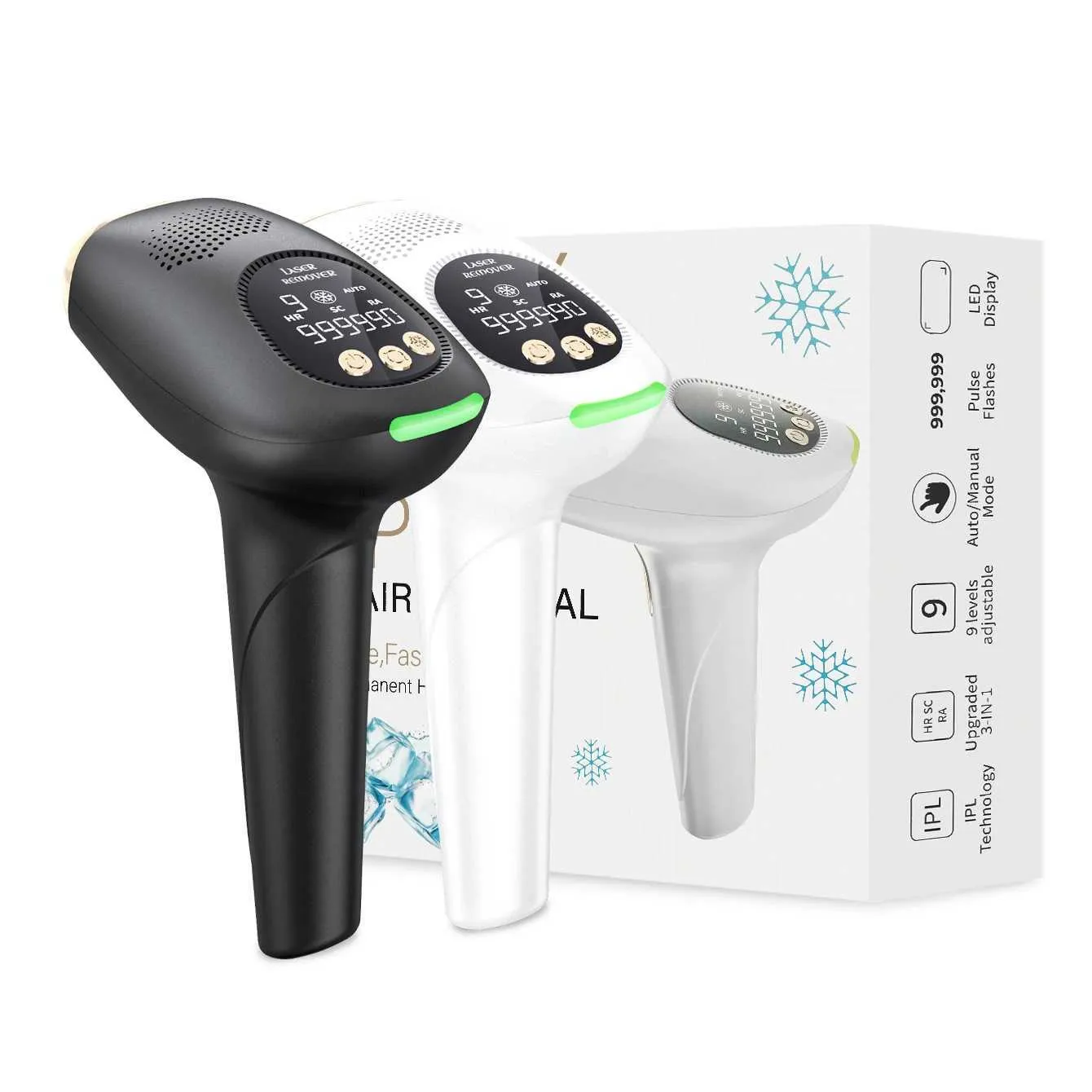 DHgate.com:Handheld IPL Laser Epilator, 999990 Flashes Painless Hair ...
