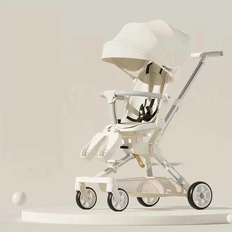 Lightweight Baby Stroller with 4 Wheels, Bidirectional, Compact Fold ...