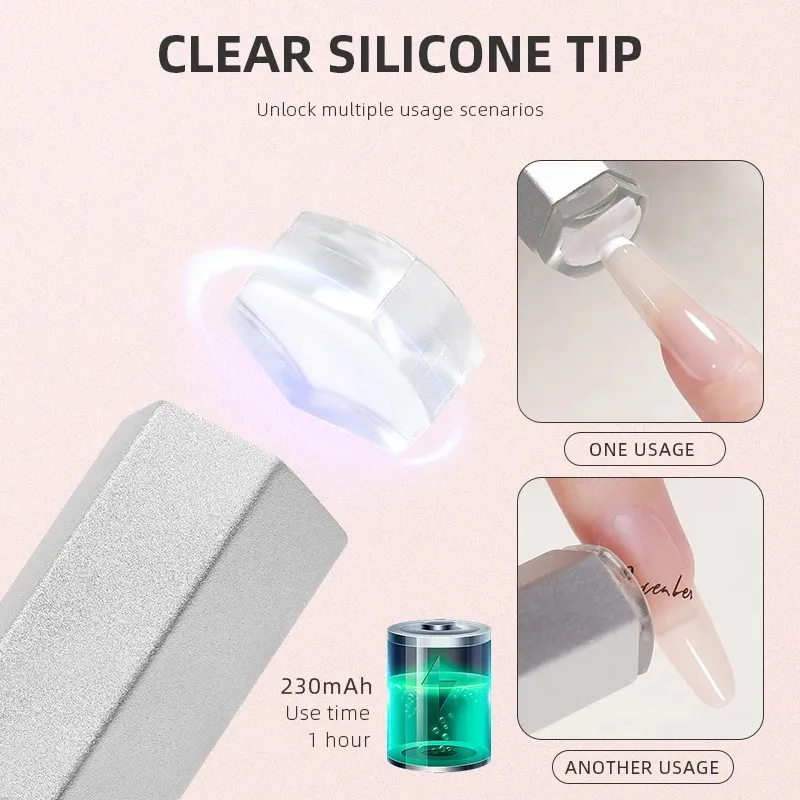 DHgate.com:UV LED Nail Dryer Handheld Lamp: Portable, USB Rechargeable ...