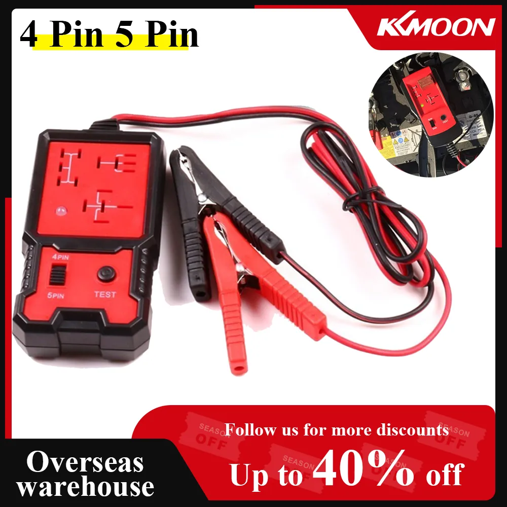 Automotive Relay Tester 12V Car Relay Tester Electronic Voltage Tester ...