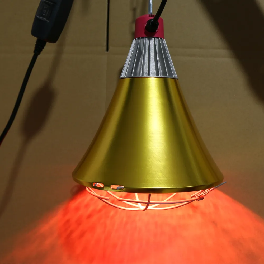 Infrared Heat E27 Lamp Holder with Bulb for Pet Heating Lampshade ...