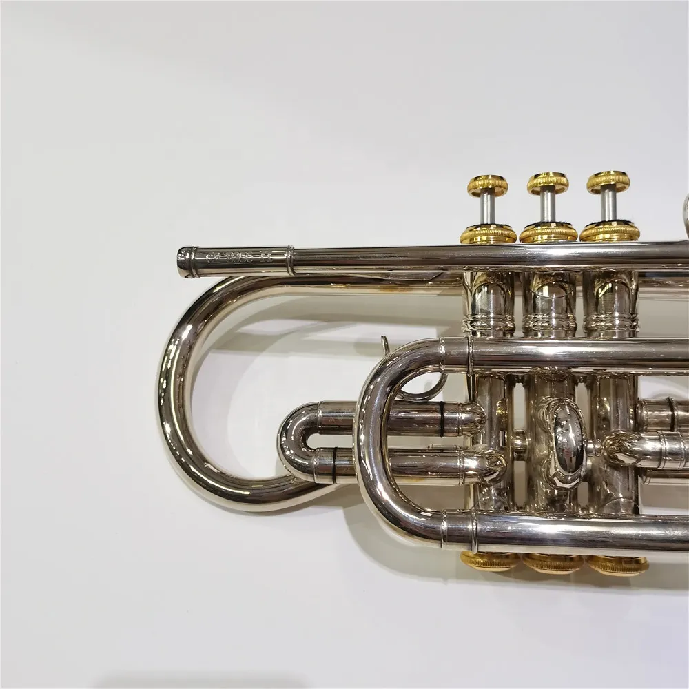 Professional Silver Plated BB Key Cornet Brass oboe...