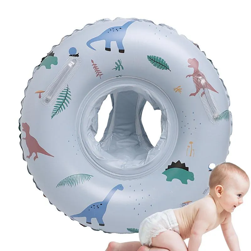 DHgate.com:2024 Inflatable Dinosaur Toddler Pool Float for Kids, PVC Baby Float Ring Tube with ...