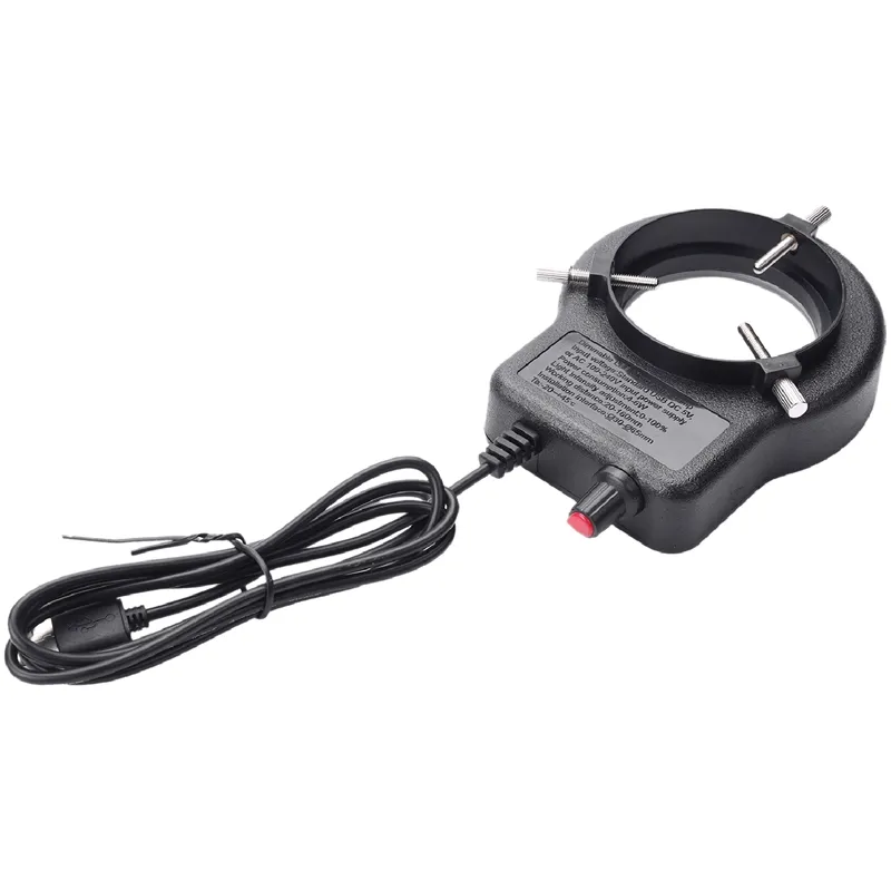 48 LED Adjustable USB Microscope Illuminator Ring Light for Industrial ...