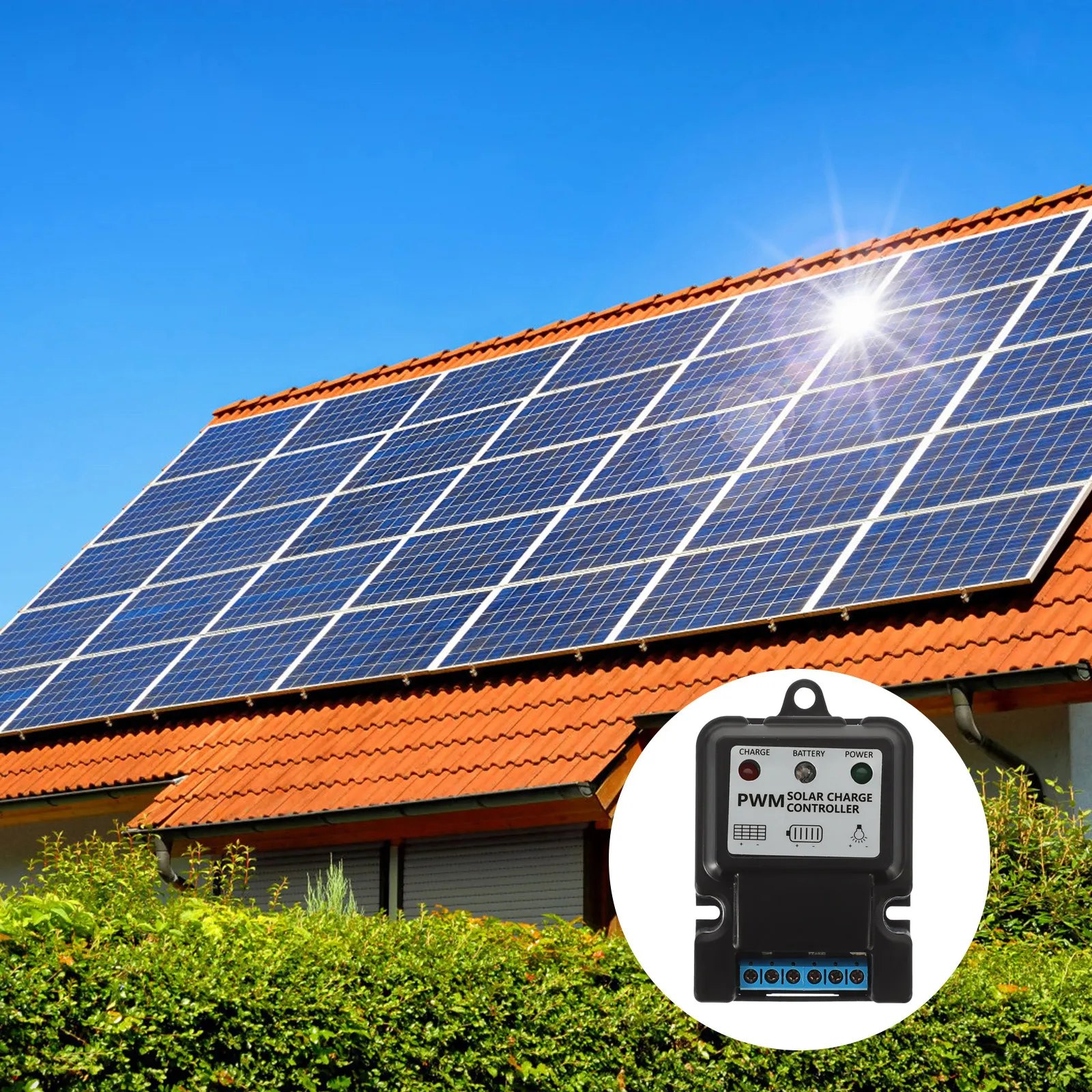 6V Solar Charge Controller Panel: Lithium Battery Regulator For 12V ...