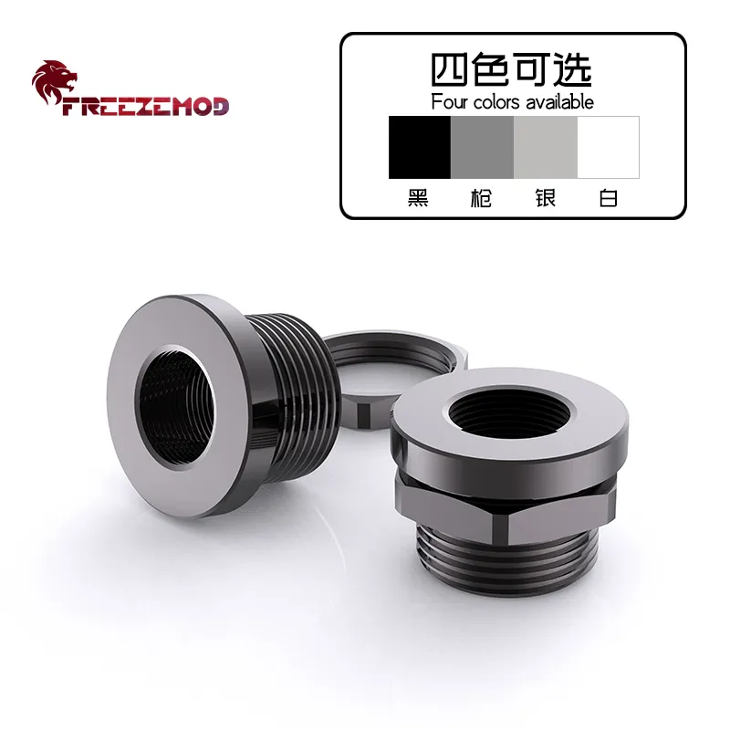 FREEZEMOD 2-Pack Water Cooling G3/4 OD to G1/4 ID Fill Port with Hex ...