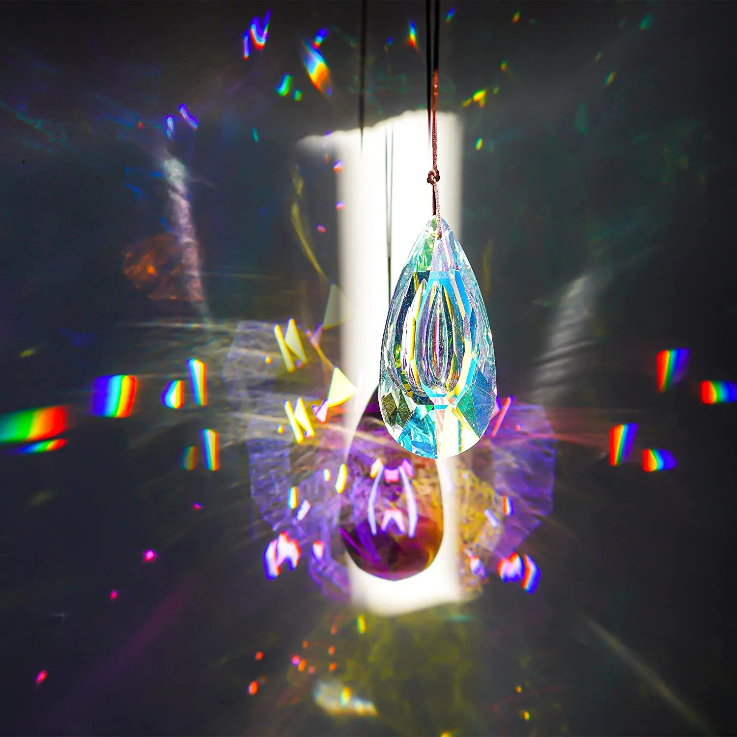 DHgate.com:Crystal Suncatcher Rainbow Maker: 89mm AB Color Prisms ...