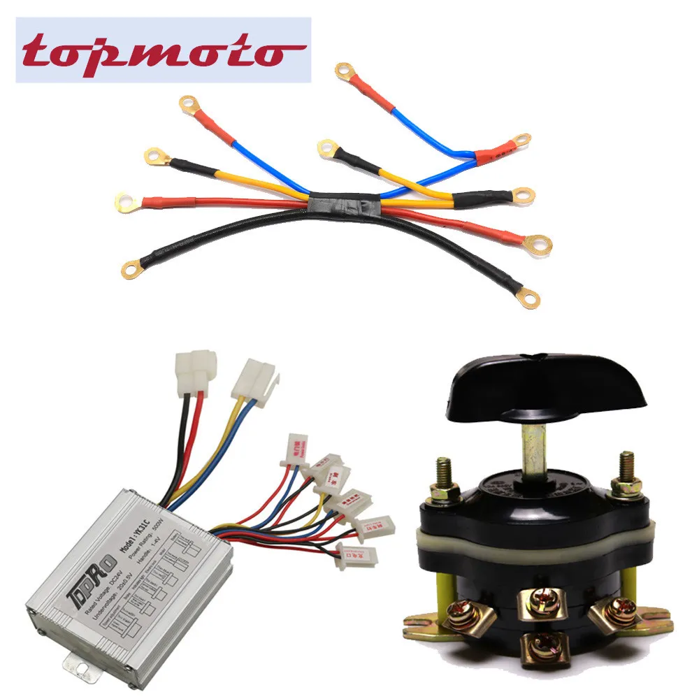 DHgate.com:High-Power 24V 250W Brush Speed Controller + Forward/Reverse ...