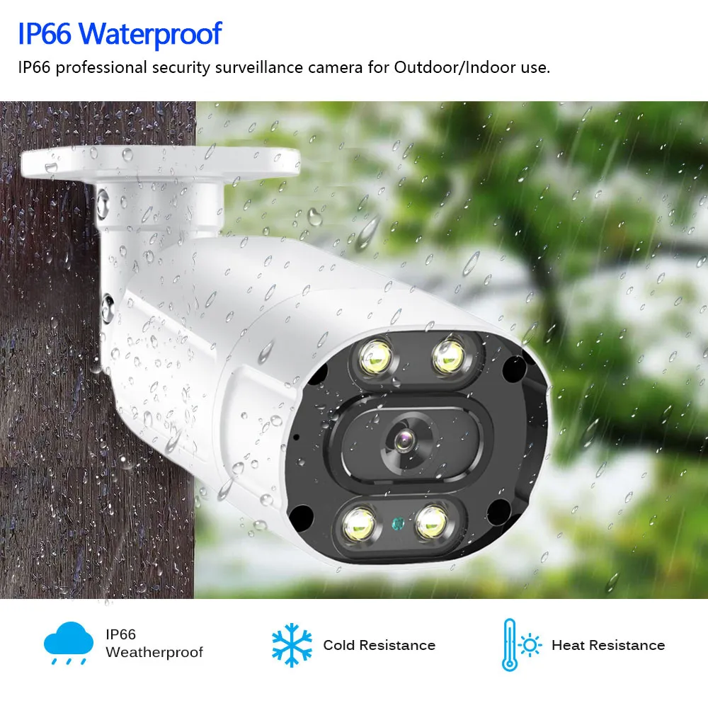 4K PoE NVR Camera System: 5MP Outdoor Security Kit, 8CH with Full-Color ...