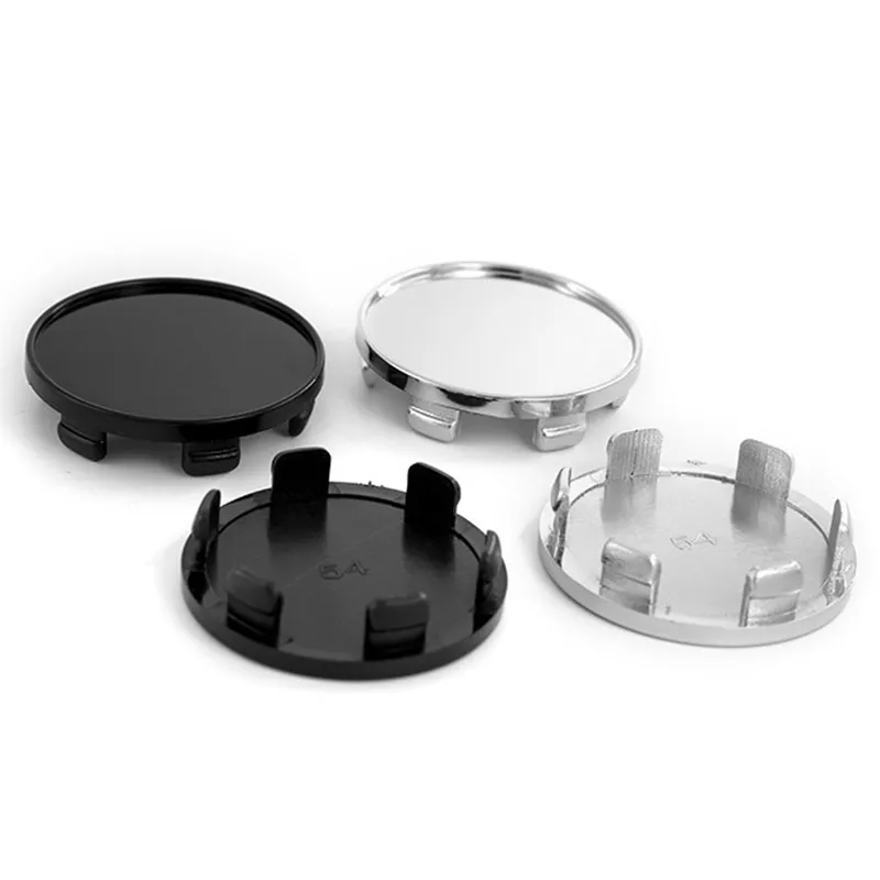 Stylish 54mm Universal Car Wheel Center Hub Caps 100 Pack | Hard ...
