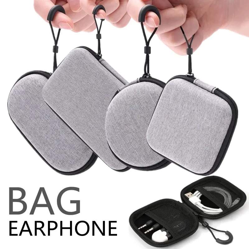 DHgate.com:Mini Hard Shell Earphone Storage Bag Portable Travel Cable ...