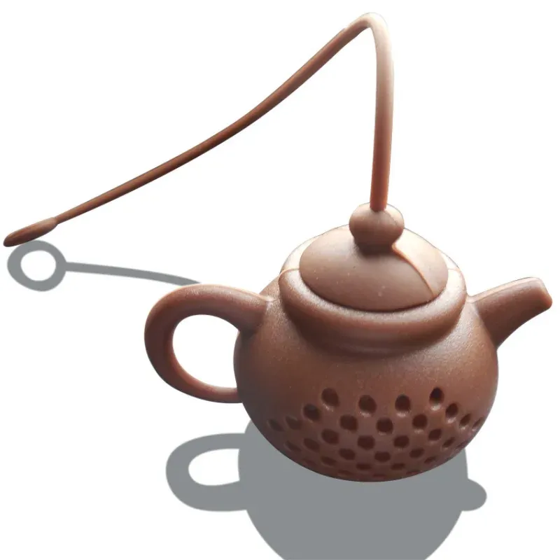 DHgate.com:Reusable Silicone Tea Infuser Strainer - Teapot-Shaped Tea ...