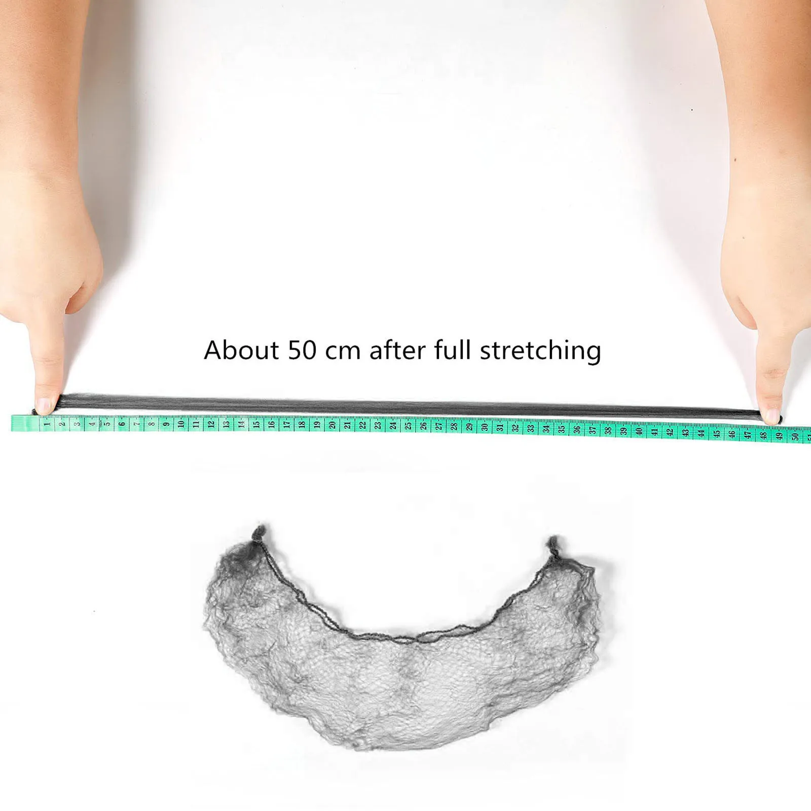 DHgate.com:200Pcs 20 Disposable Black Mesh Hair Nets, Individually ...