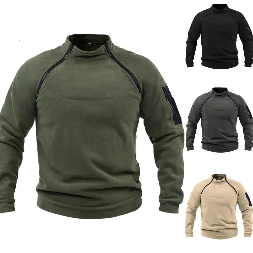 DHgate.com:Winter Mens Fleece Jacket: Tactical Outdoor Solid Color ...