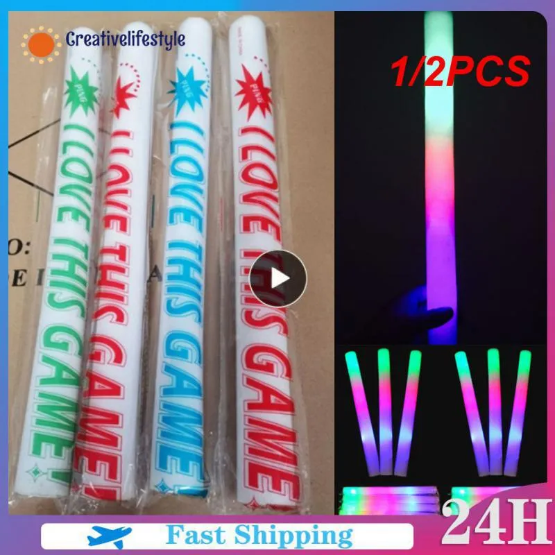 Glowing Foam LED Light Sticks for Parties and Events - 1/for Bar ...