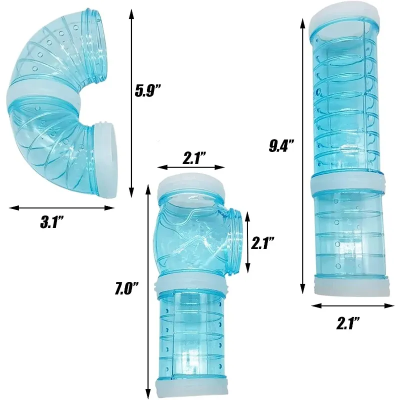 DIY Hamster Maze Tunnel - Expandable Hamster Tube, Durable Small Animal ...