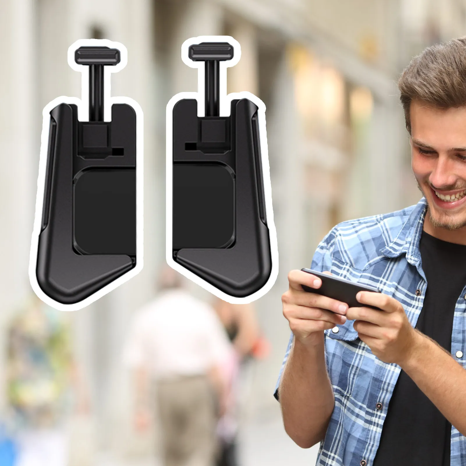 Foldable Mobile Ps5 Controller Phone Mount Case With Joystick And ...
