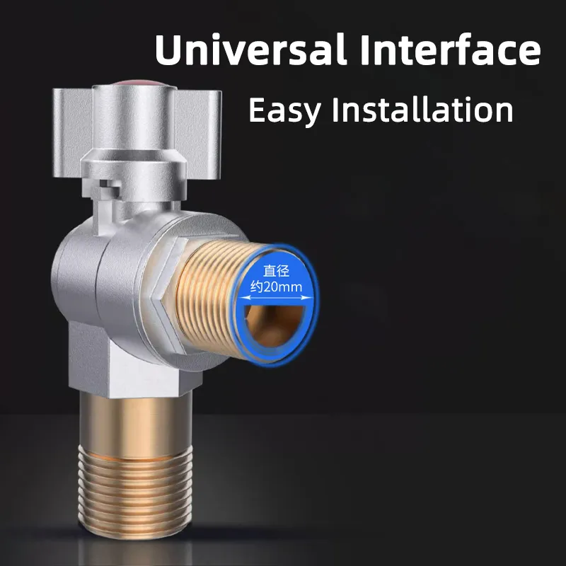Angle Valve For Sink Quarter Turn Brass Angle Valve: Easy Install ...