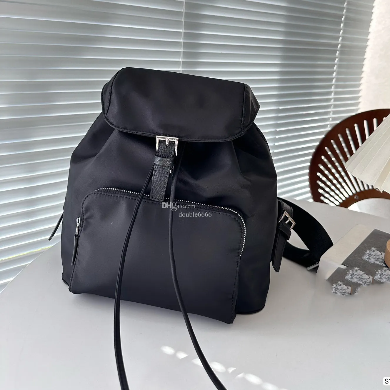 Waterproof Nylon Drawstring Backpack: Stylish & Durable Crossbody ...