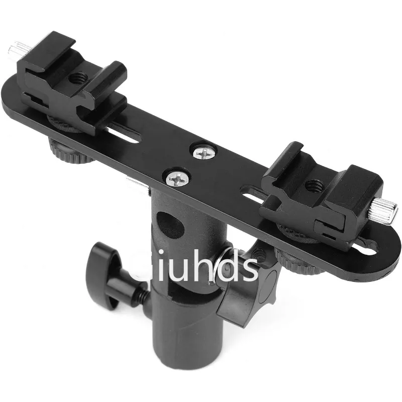 DHgate.com:Dual Flash Bracket,Hot Shoe Speedlight Umbrella Holder,Light ...