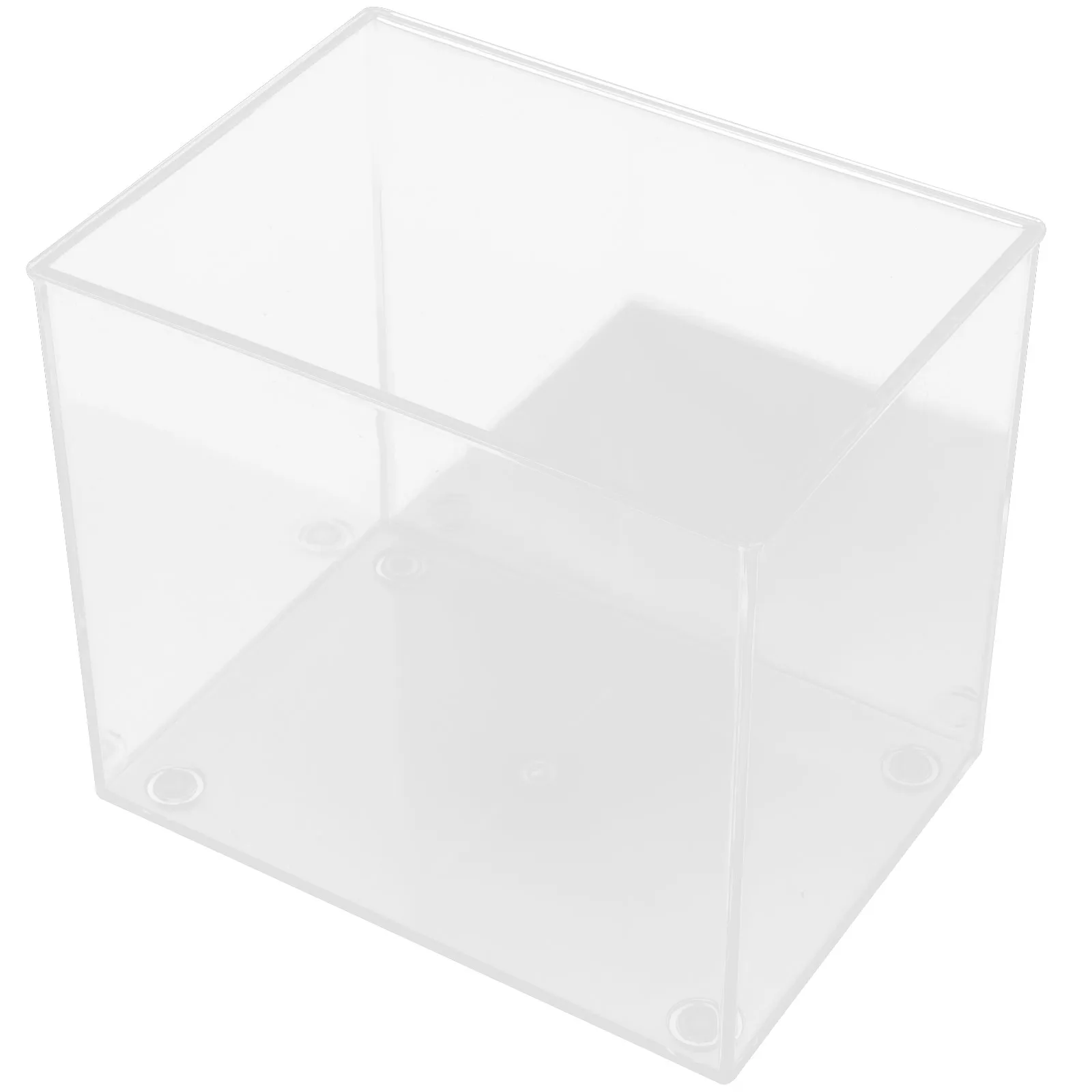 Desktop Transparent Goldfish Tank Square Aquarium Plastic Aquarium Tank ...